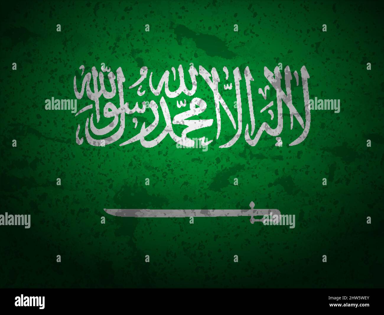 Grunge Saudi Arabia flag textured background. Vector illustration Stock ...
