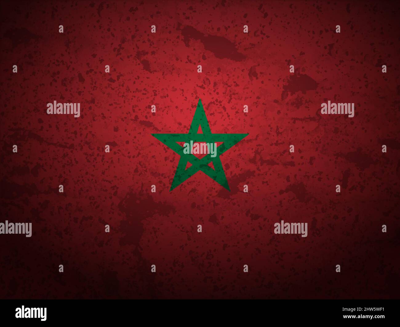 Grunge Morocco flag textured background. Vector illustration Stock ...