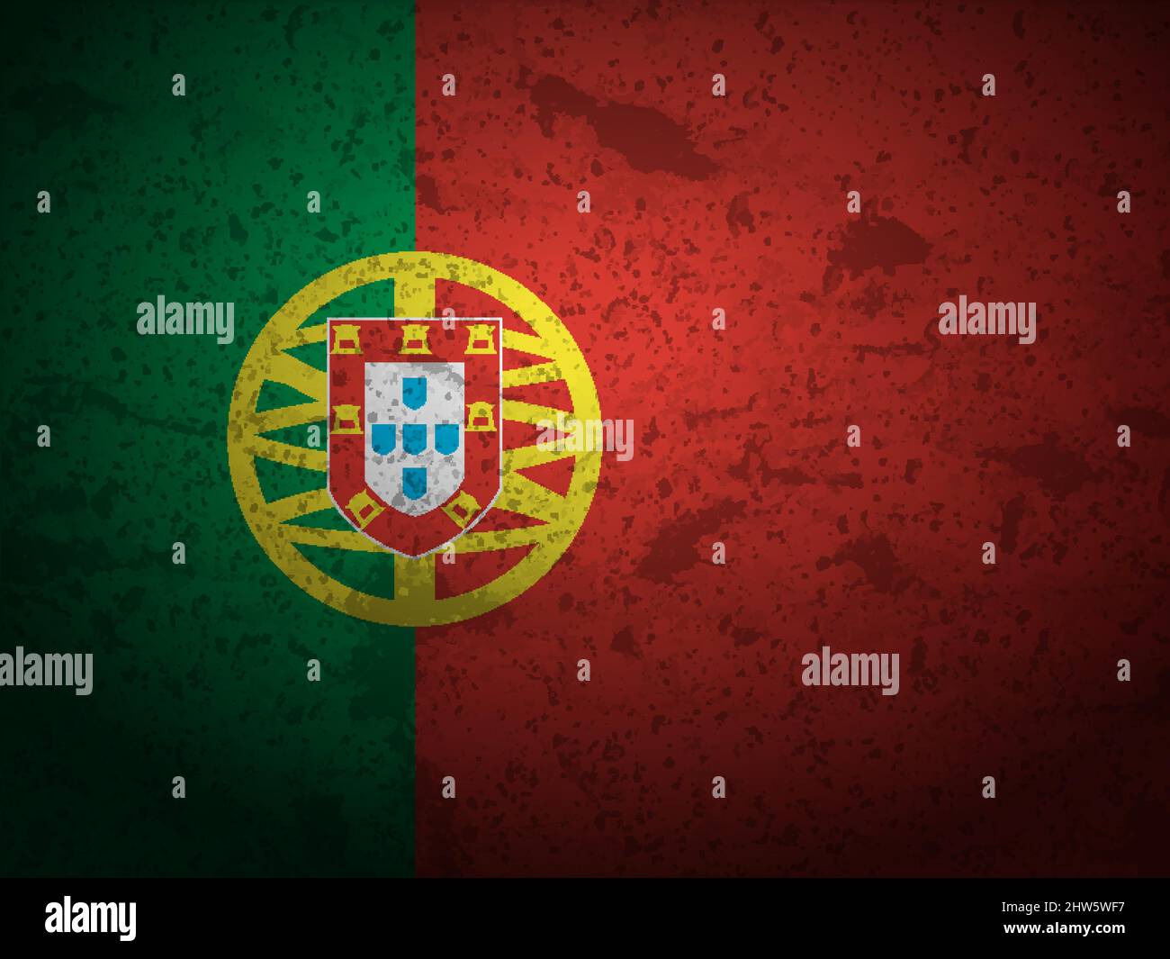 Grunge Portugal flag textured background. Vector illustration Stock ...