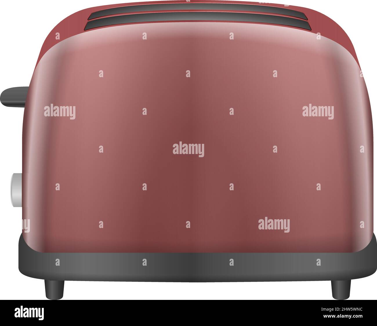 Toaster on a white background. Vector illustration Stock Vector Image ...