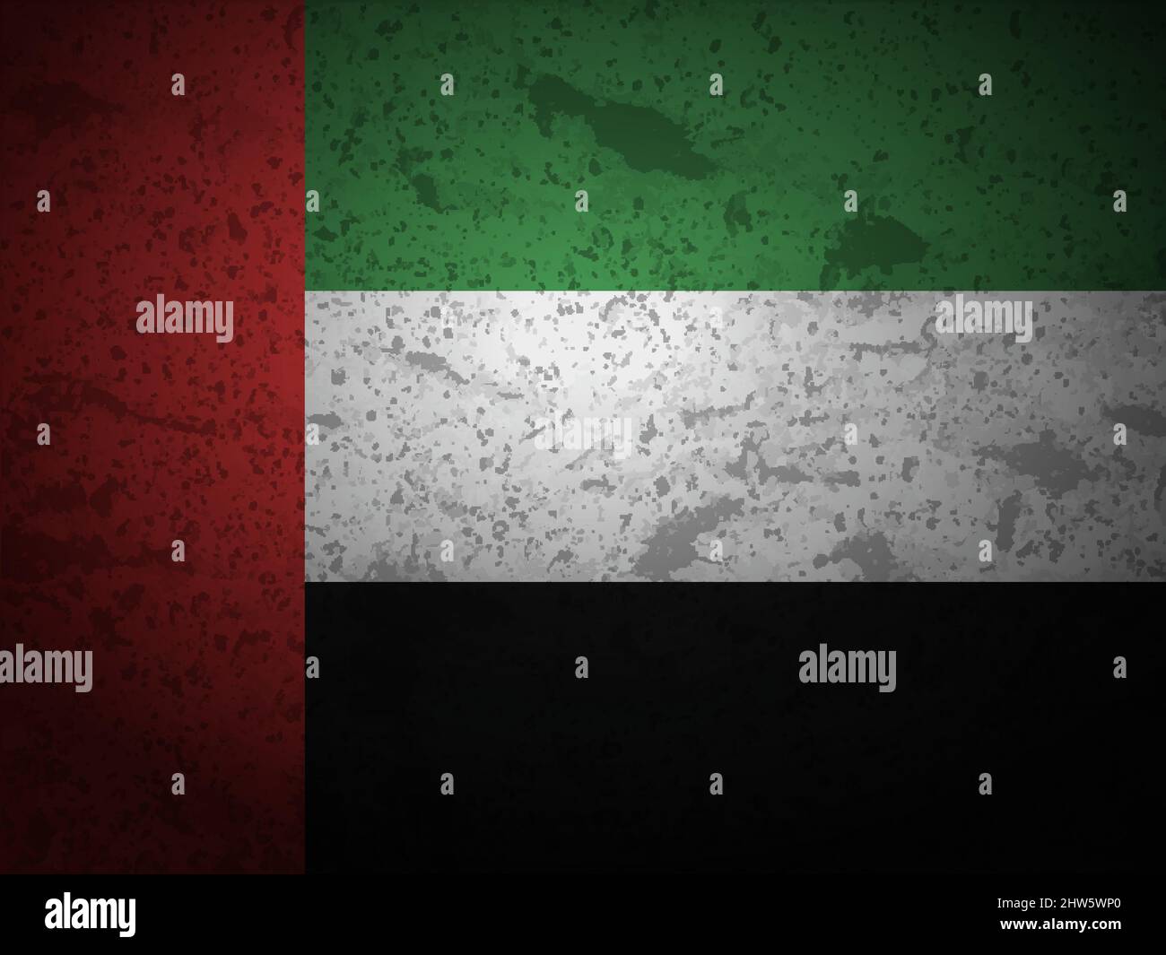 Grunge UAE flag textured background. Vector illustration Stock Vector ...