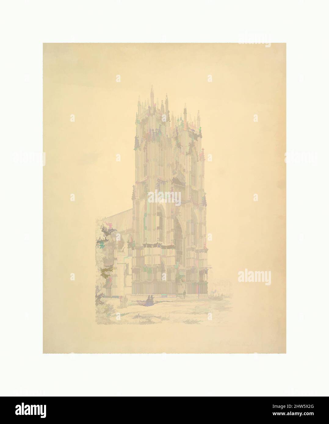 Art inspired by The Beverley Minster, Yorkshire, England, Perspective ...