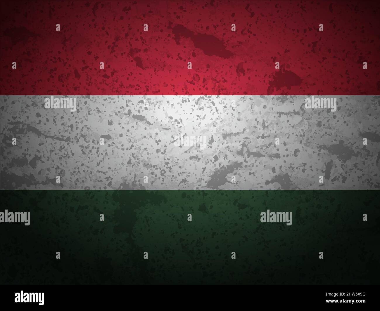 Grunge Hungary flag textured background. Vector illustration Stock ...