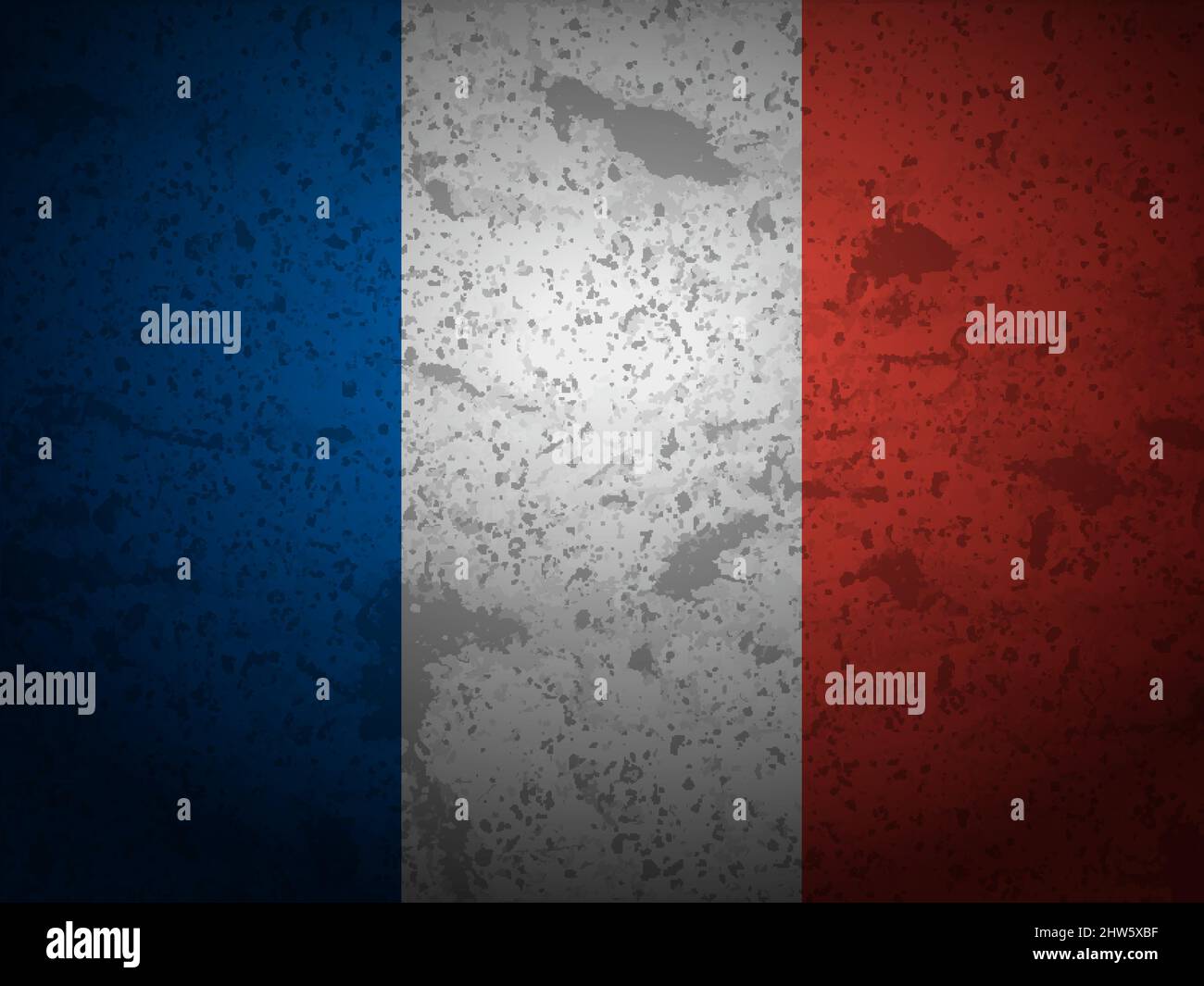 Grunge France flag textured background. Vector illustration Stock ...