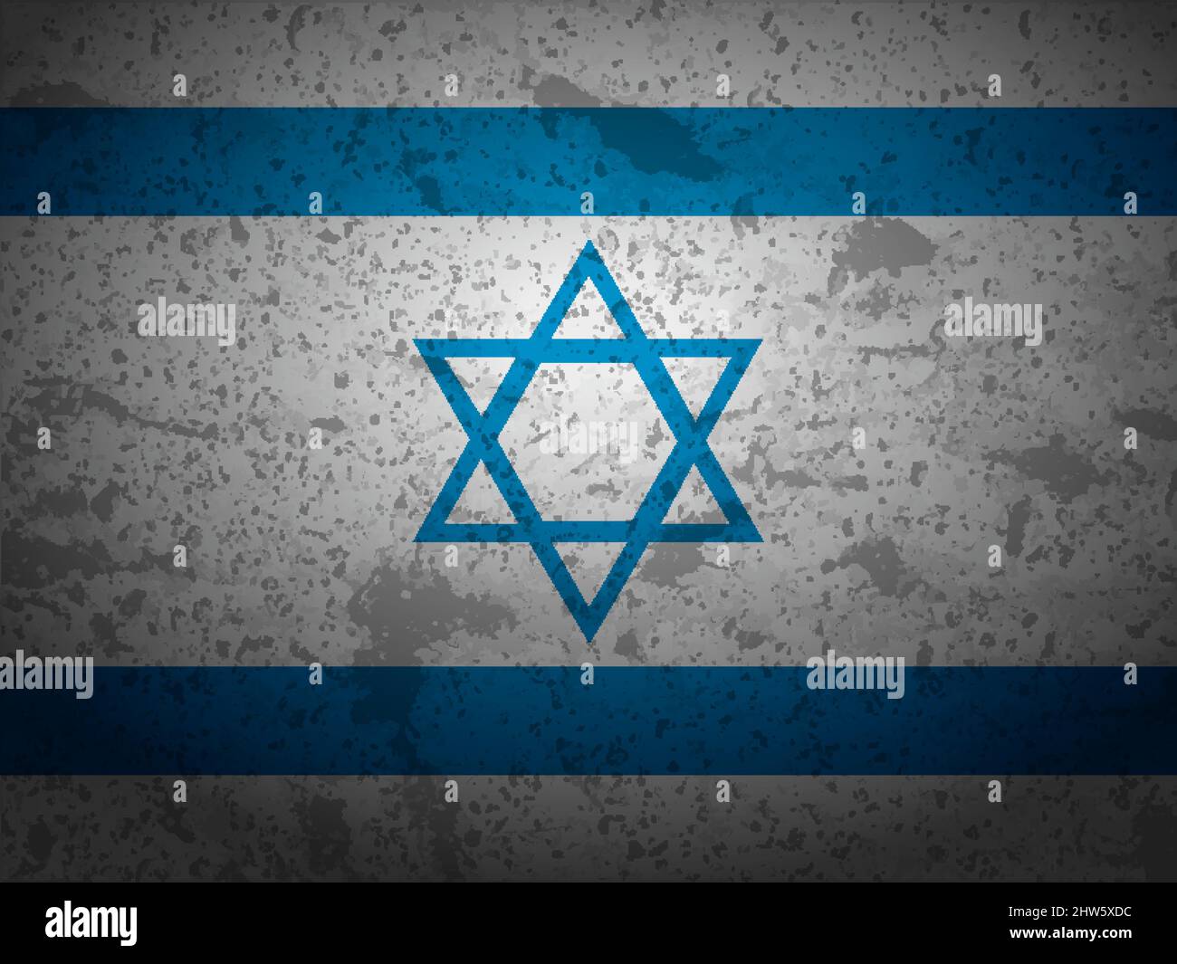 Grunge Israel flag textured background. Vector illustration Stock ...