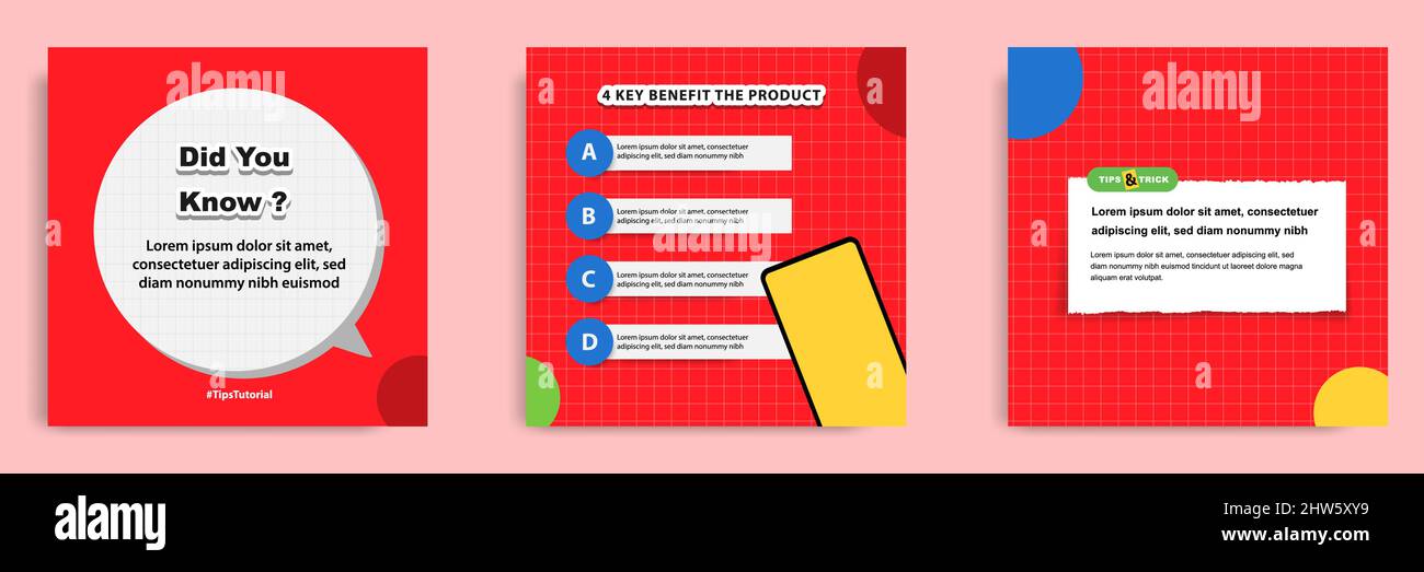 Social media tutorial, tips, trick, did you know post banner layout ...