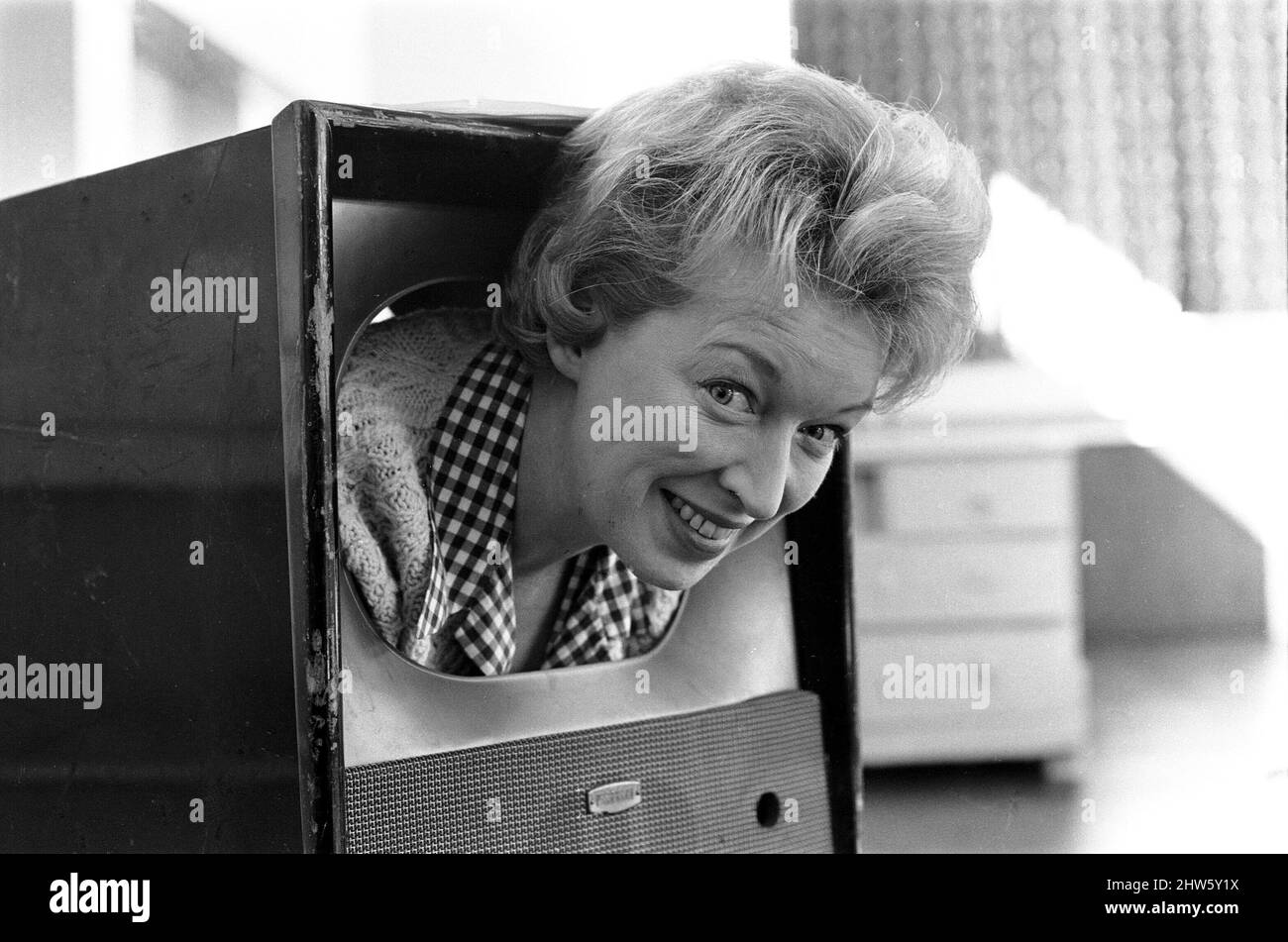 June Whitfield - television actress in 1967 Picture taken 15th March ...