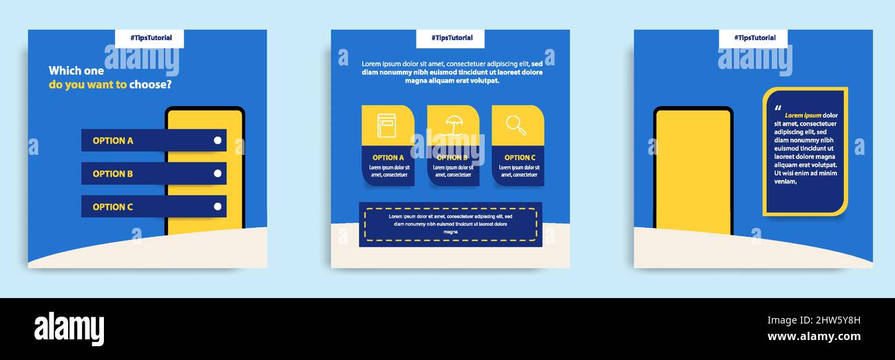 Social media faq, question, answer post banner layout template with ...