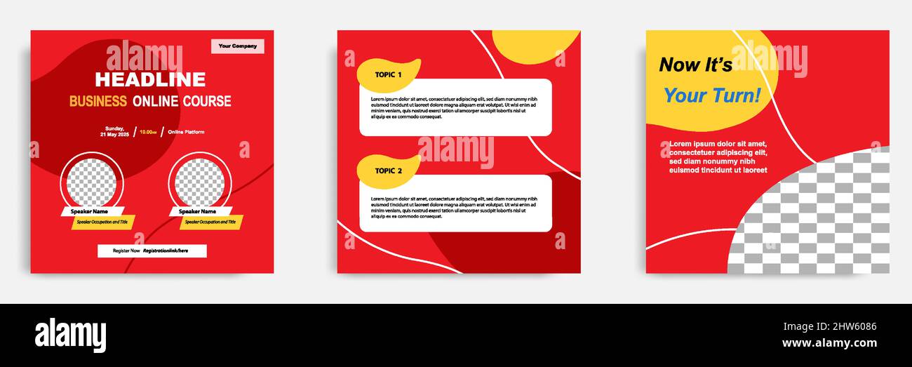 Modern collage minimal red Stock Vector Images - Alamy