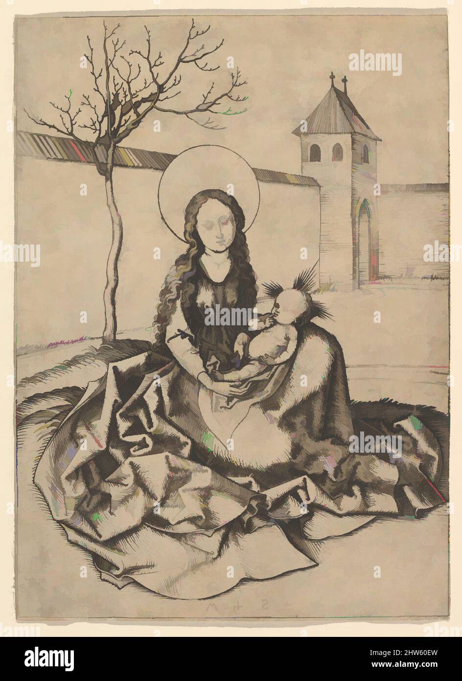 Art inspired by The Madonna and Child in the Courtyard, 15th century ...