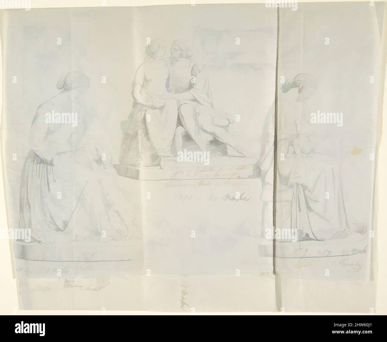 Art inspired by Sketches of Seven Statues: 'Faith,' 'Paolo and ...