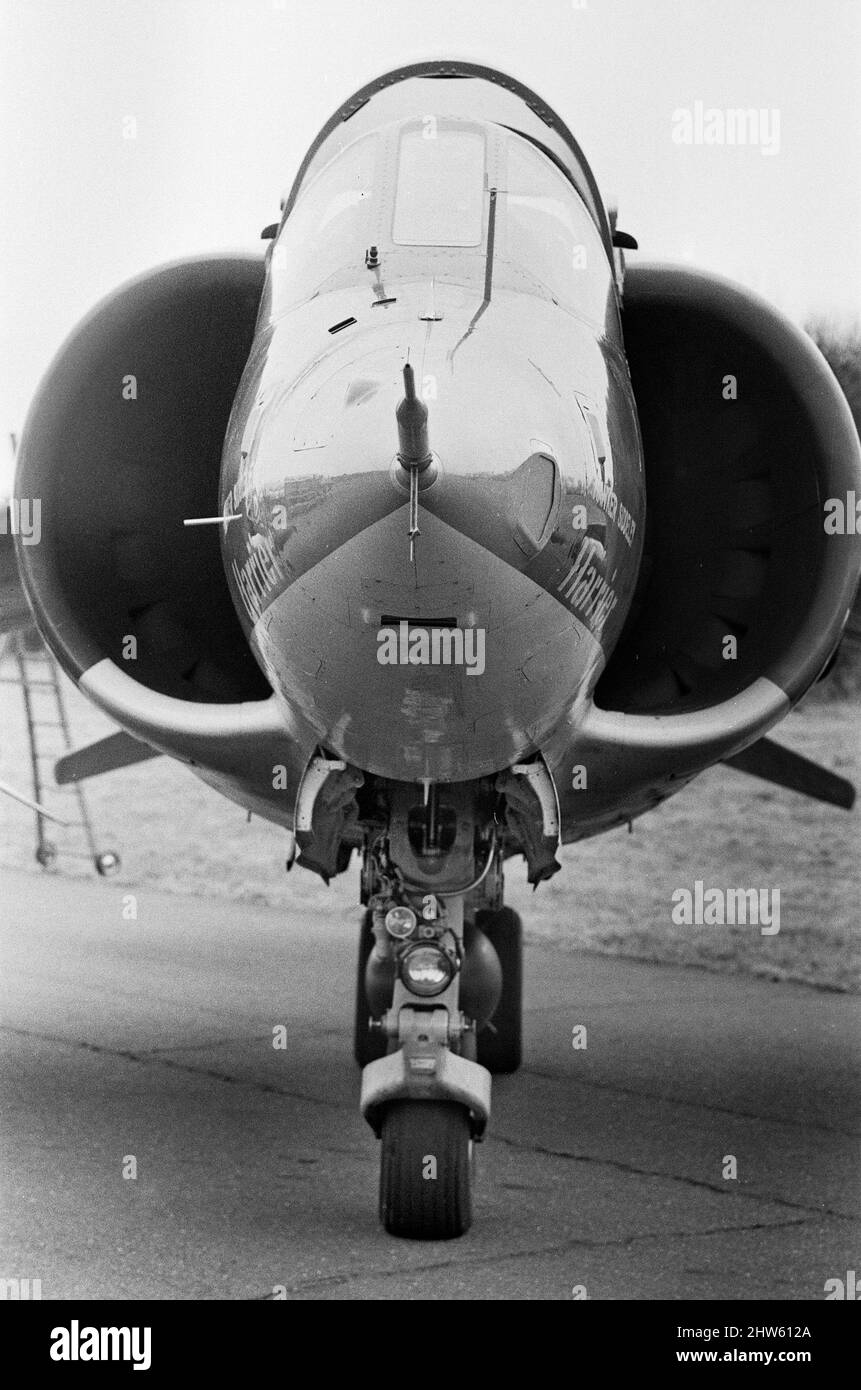 The Hawker Siddeley Harrier, the world's first operational vertical ...