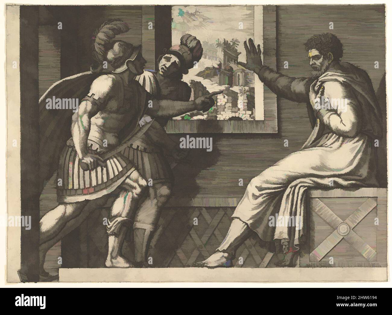 Two cimbrian soldiers hi-res stock photography and images - Alamy