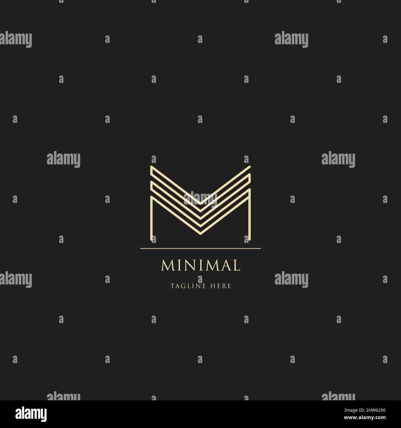 Abstract letter M logotype. Modern logo idea sign. Universal emblem ...