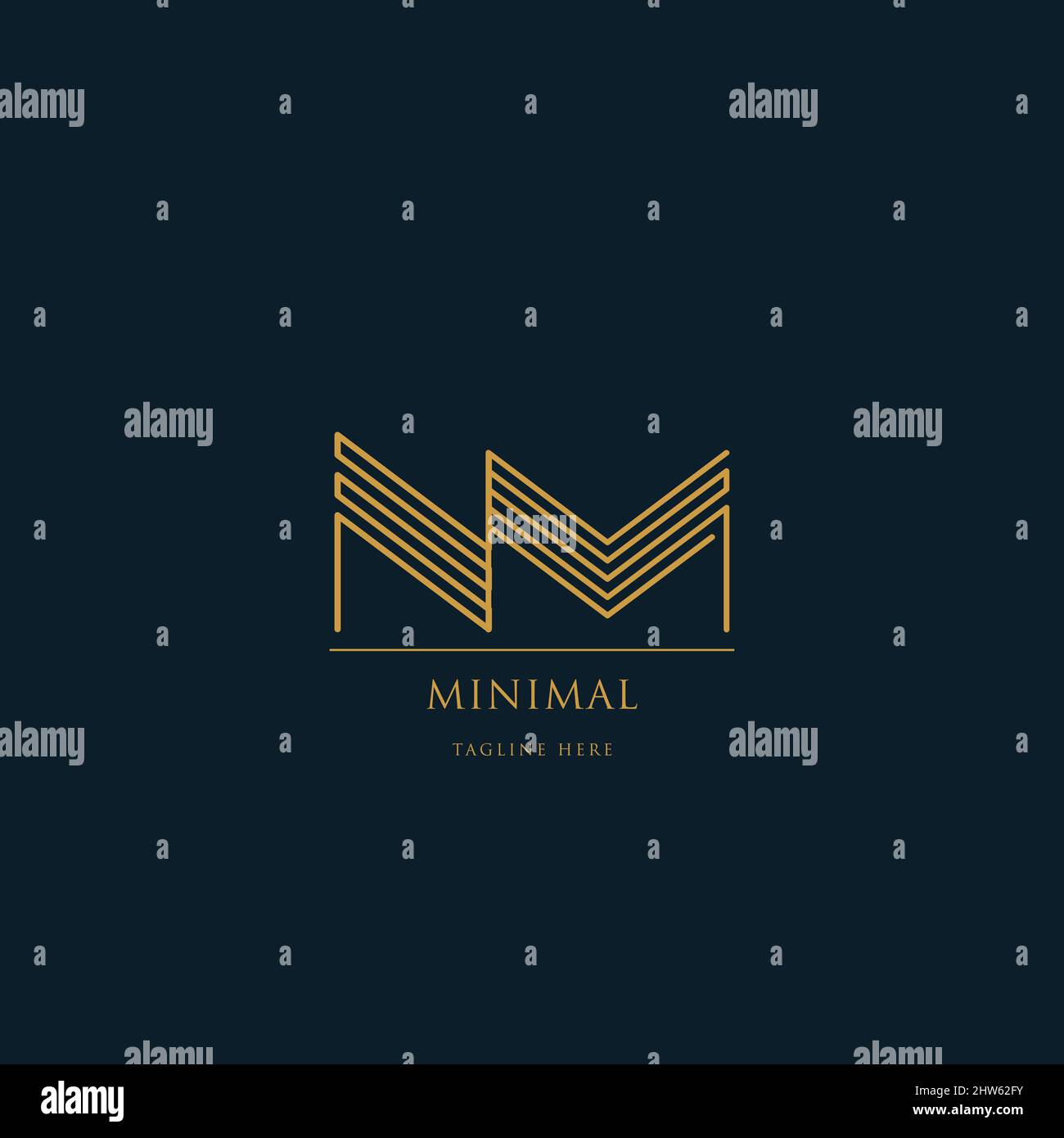 logo letter NM with unique designs Stock Vector Image & Art - Alamy