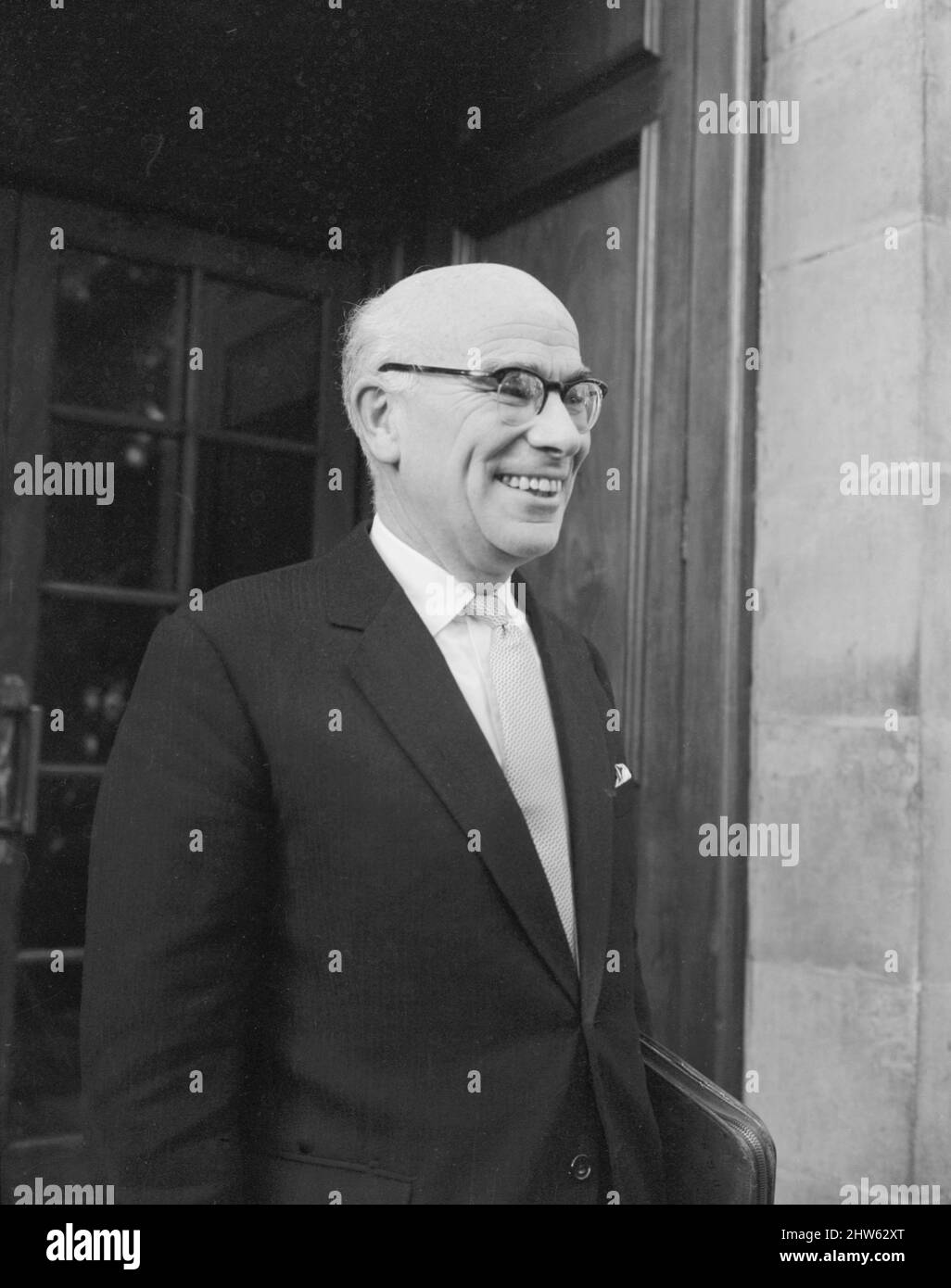 Managing Director of the British Leyland Motor Corporation Sir Donald ...