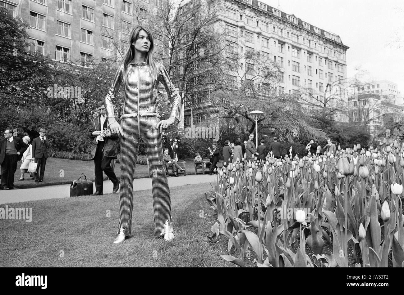 Francoise Hardy, french singer is staying at the Savoy Hotel, London ...