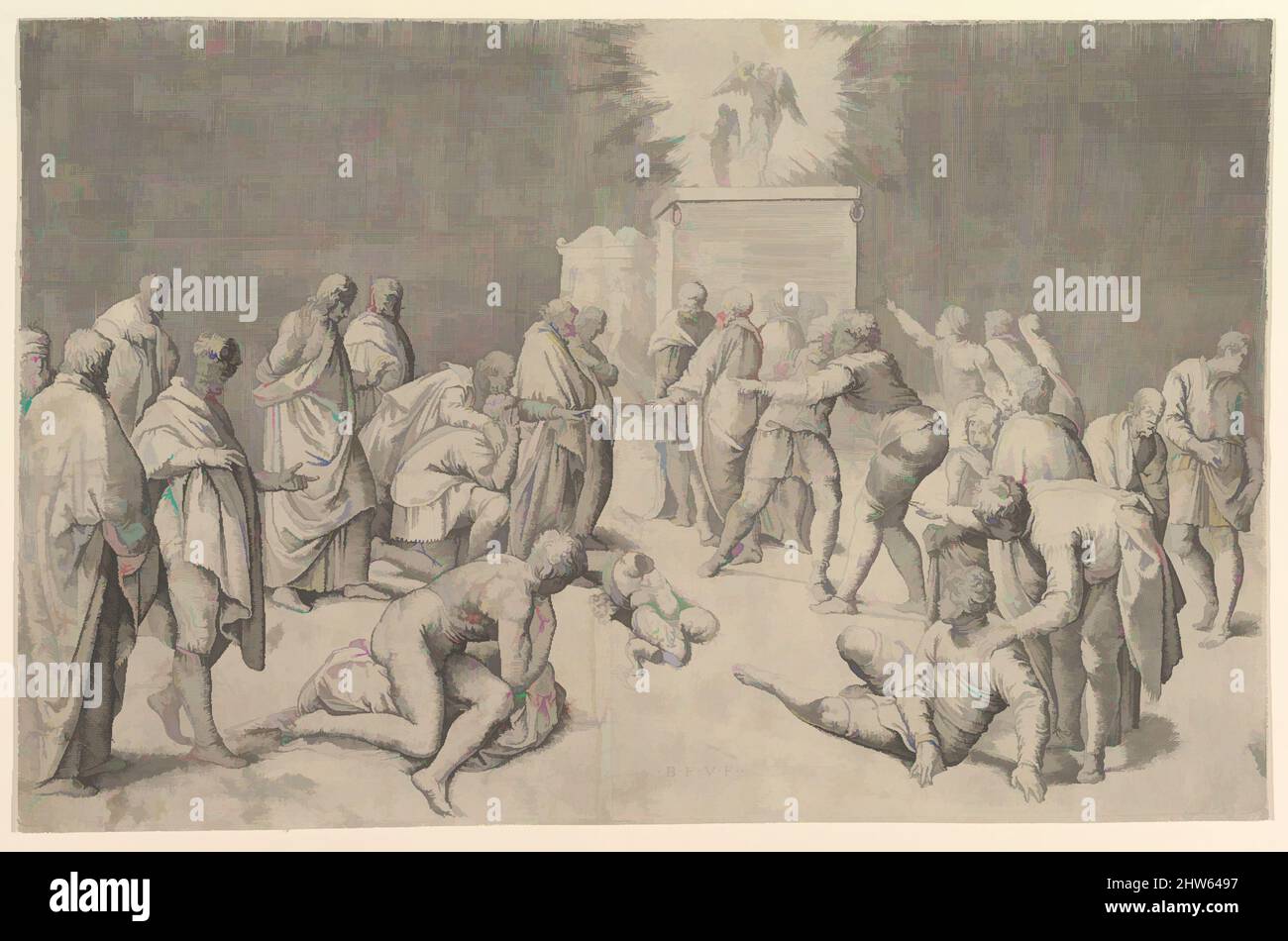 Art inspired by The Philistines Place the Ark of the Covenant in the ...