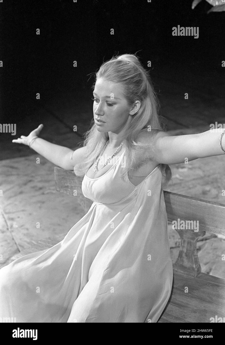 Actress Helen Mirren as Cressida, in a scene from "Troilus and Cressida ...
