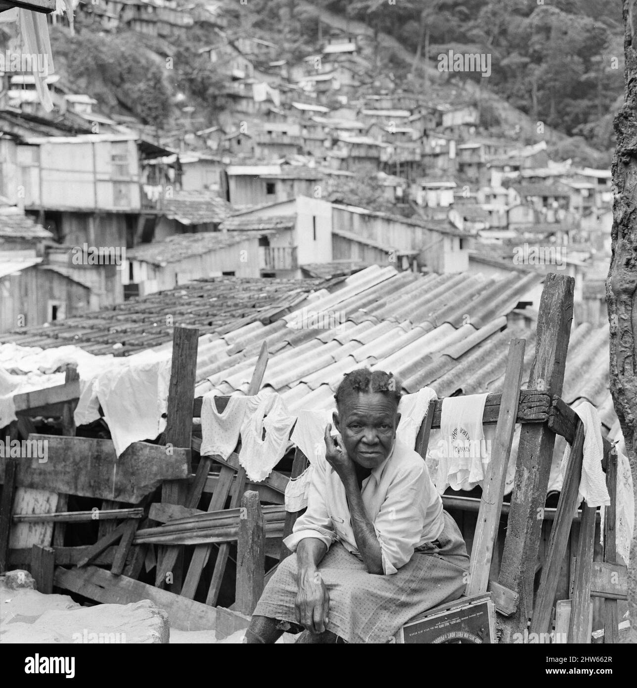 Favela, Rio de Janeiro, Brazil, 24th October 1968. Our picture shows ...