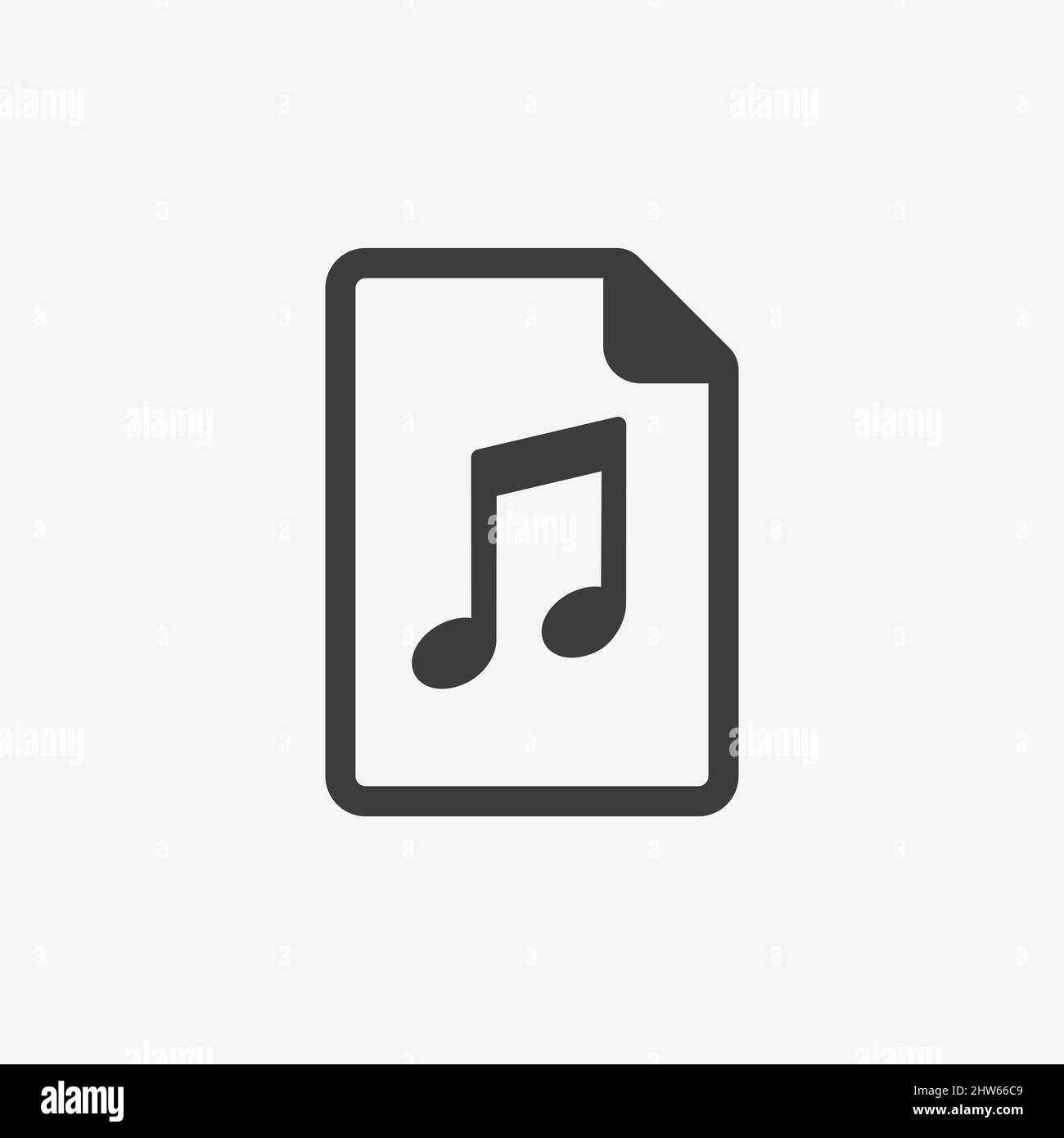 Music file Stock Vector Images - Alamy