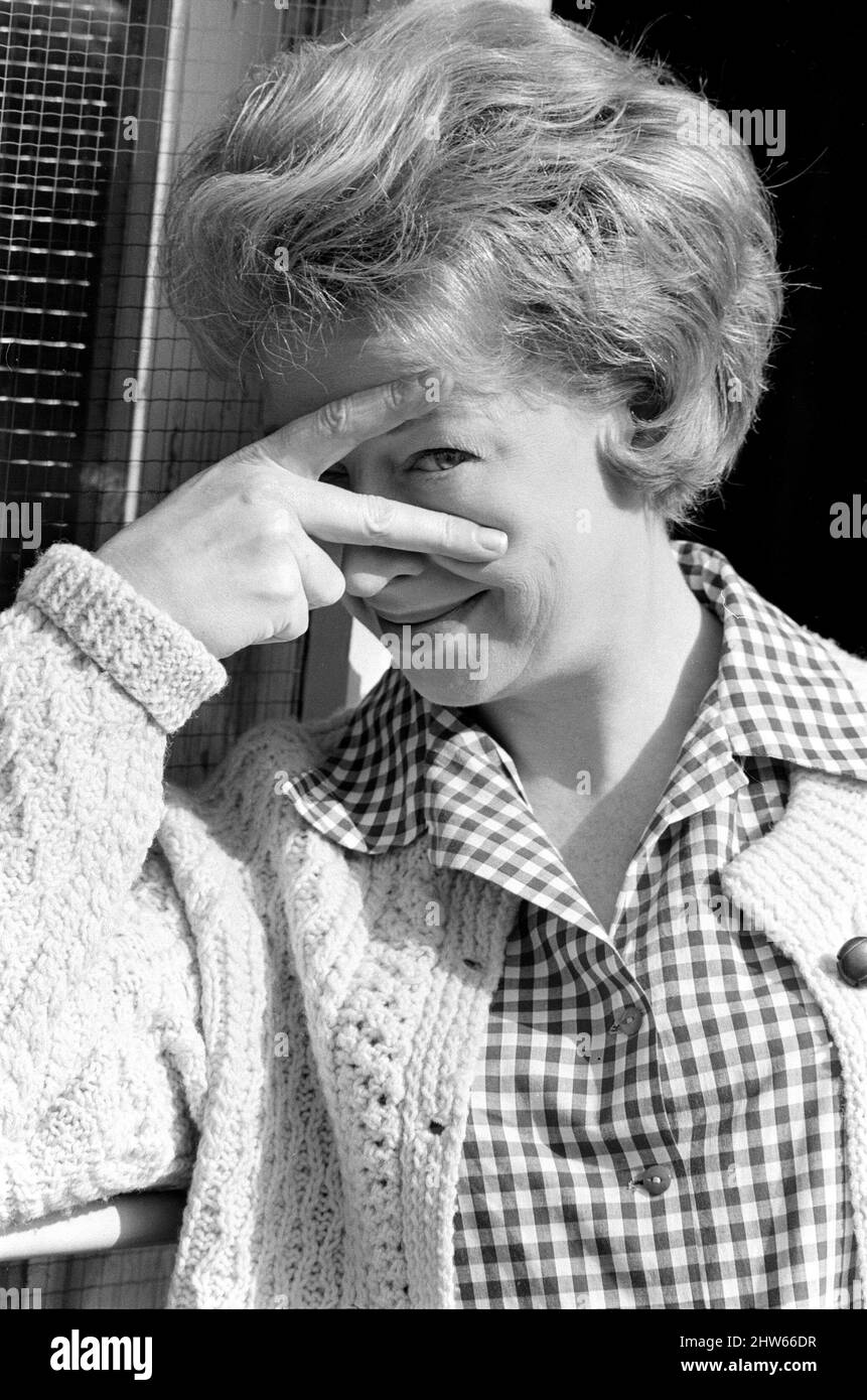 June Whitfield - television actress in 1967 Picture taken 15th March ...