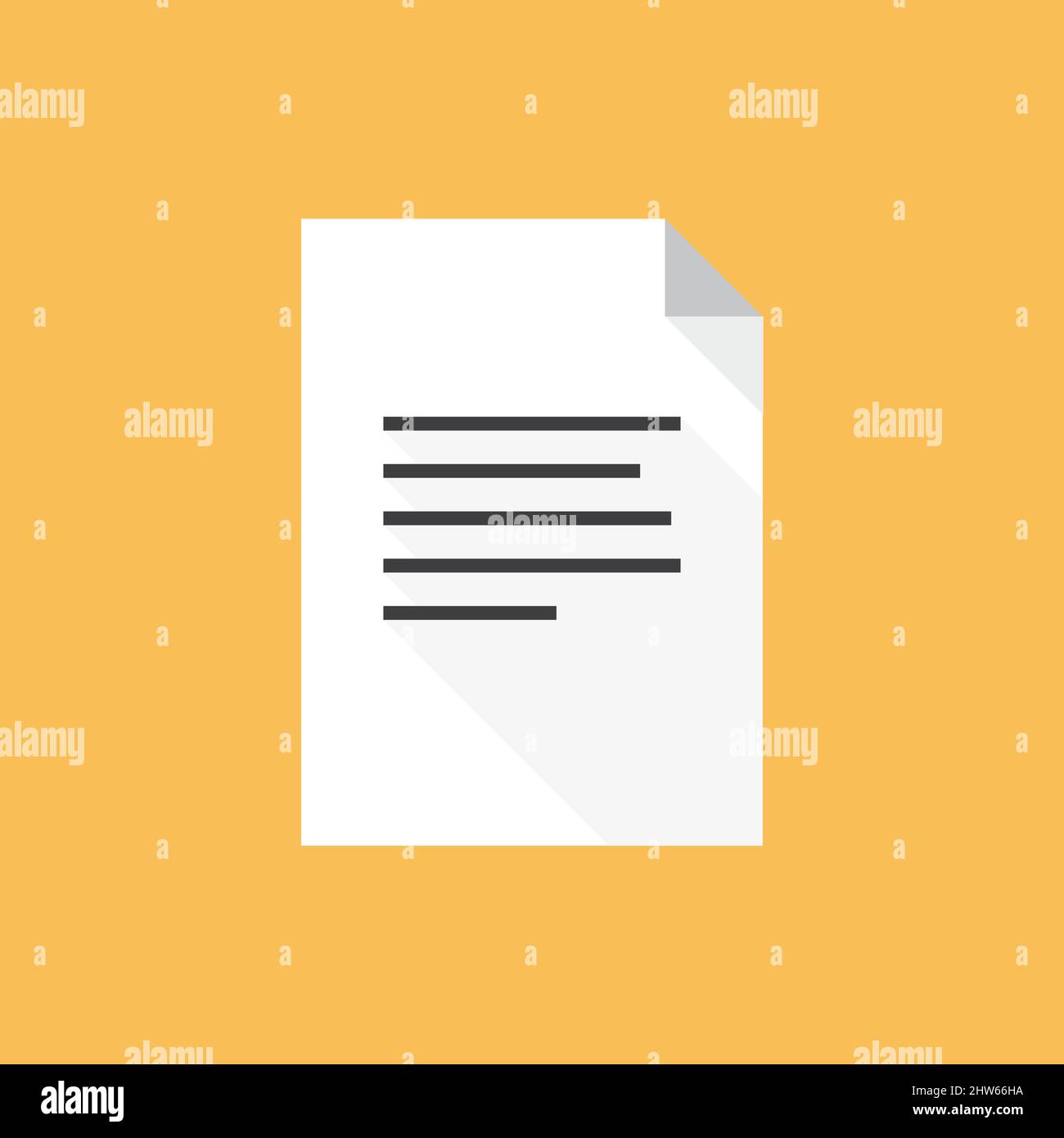 Letter Paper Color Vector Icon Stock Vector Image & Art - Alamy