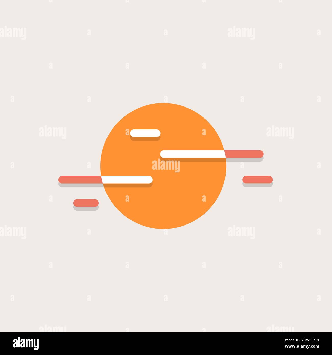 Sunny Hot and Haze Day Color Vector Icon Stock Vector Image & Art - Alamy