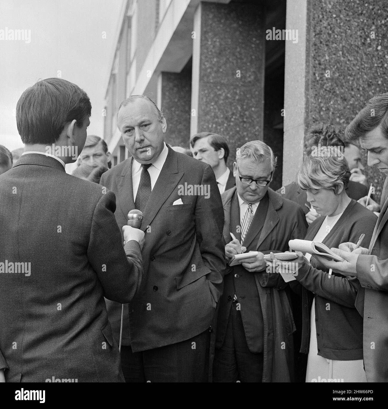 The Aberfan Tribunal, Cardiff, , South Wales, 20th April 1967 Lord ...