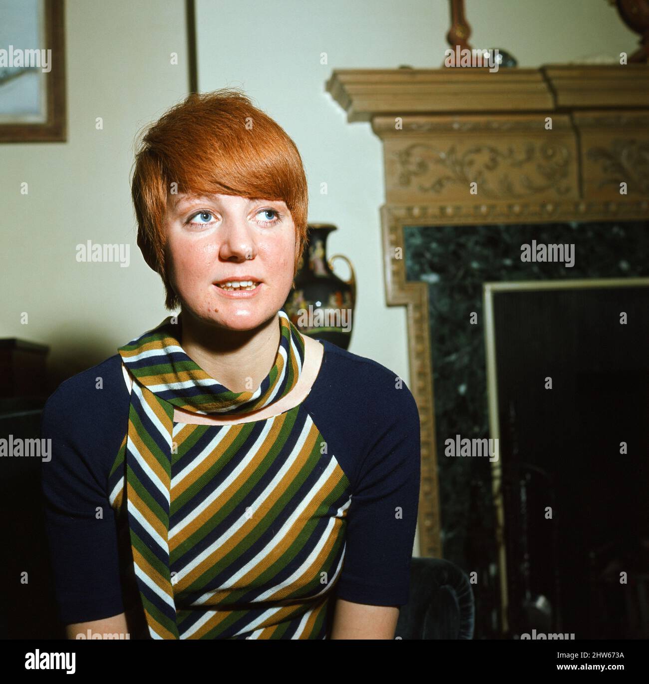 Singer Cilla Black. January 1967 Stock Photo - Alamy