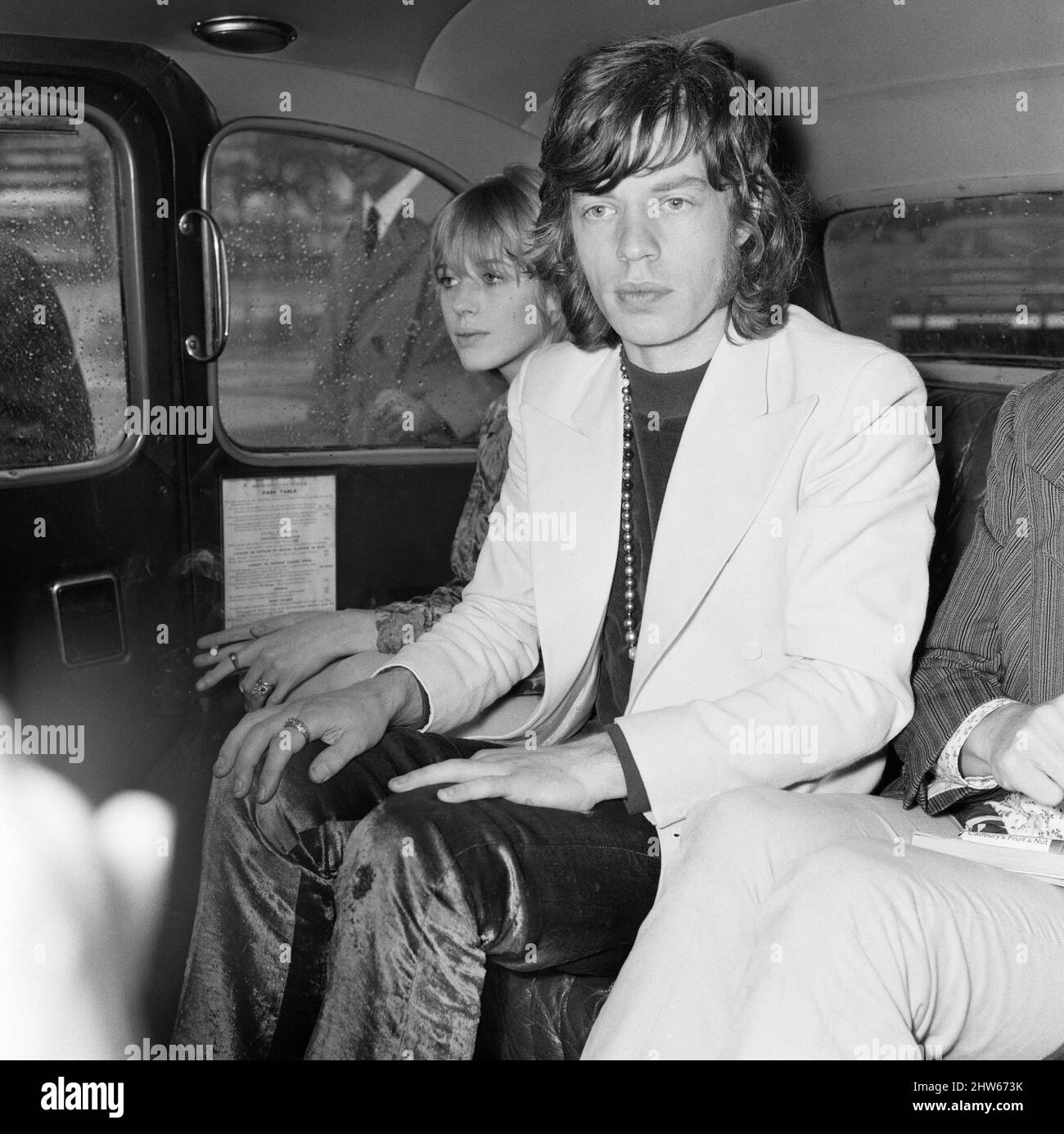 Rolling Stones lead singer Mick Jagger arrives at London Heathrow ...