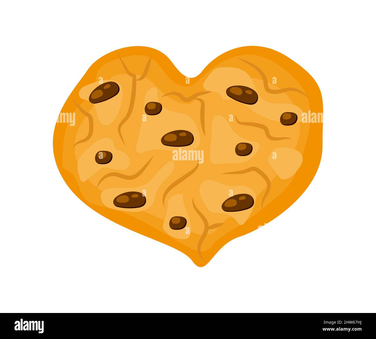 Broken heart cookies Stock Vector Images - Alamy