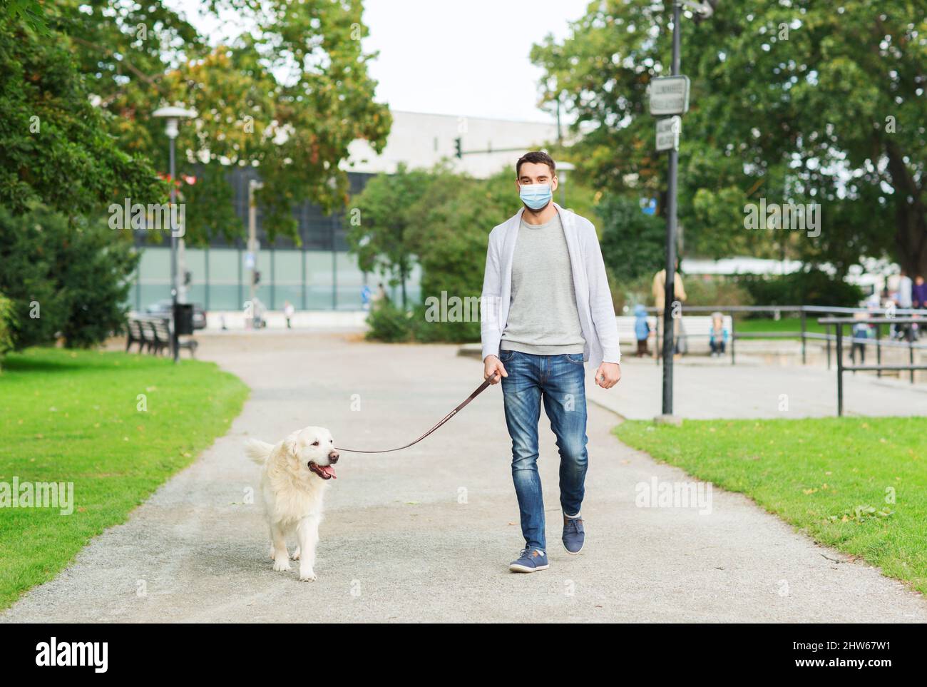 Man in dog mask hi-res stock photography and images - Alamy