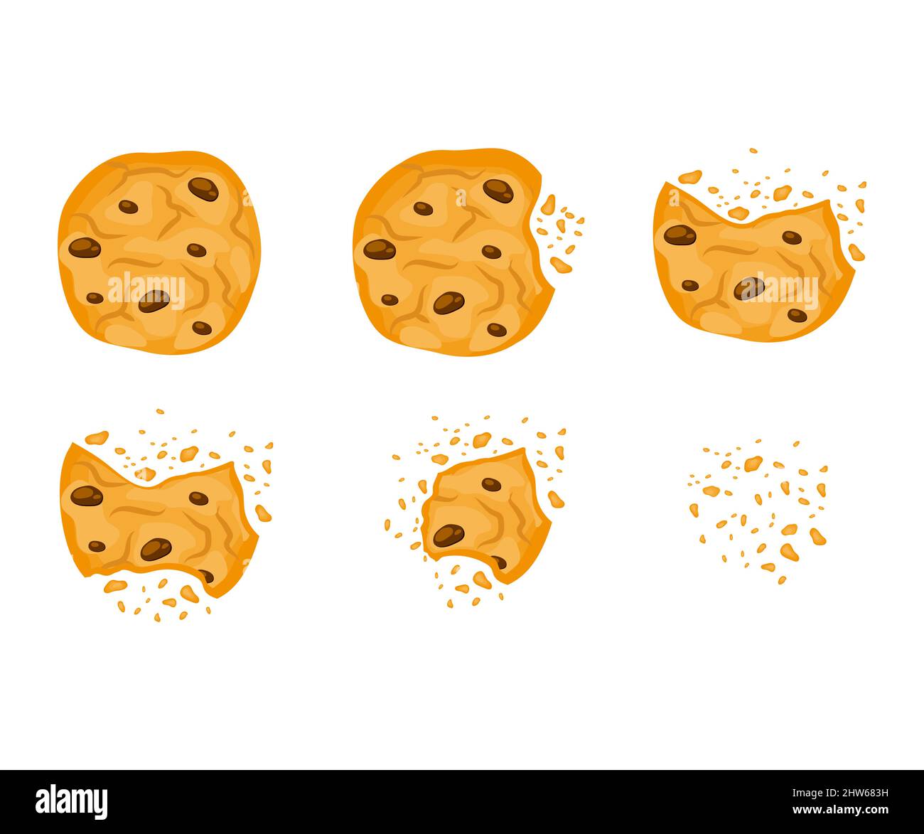 Set with bitten chocolate cookies vector Stock Vector Image & Art - Alamy Set with bitten chocolate cookies vector Stock Vector Image & Art - Alamy