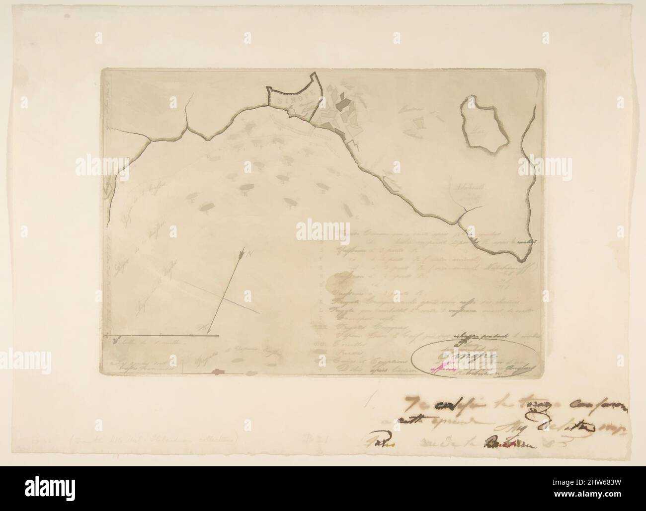 Art inspired by Plan du Combat de Sinope (Plan of the Battle of Sinope ...