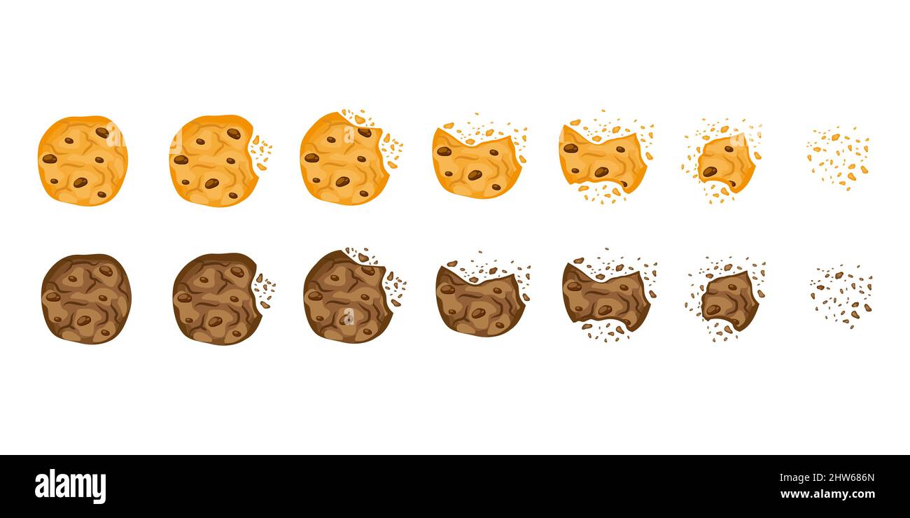 Crunchy crumble Stock Vector Images - Alamy