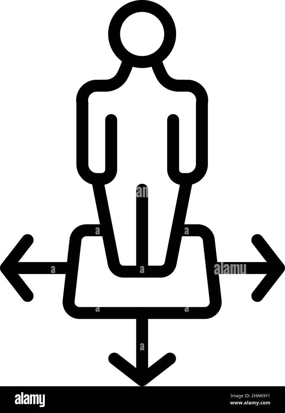 Home stay icon outline vector. People online. Work social Stock Vector ...