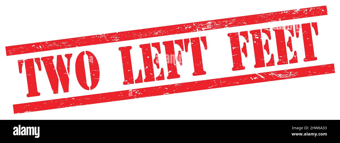 Two left feet stamp hi-res stock photography and images - Alamy