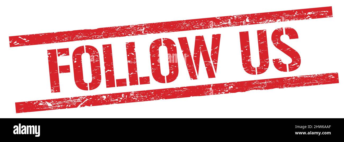 Follow us stamp hi-res stock photography and images - Alamy