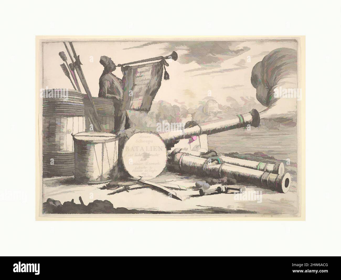 Art inspired by Instruments of Naval Combat, A Sailor Sounding the ...