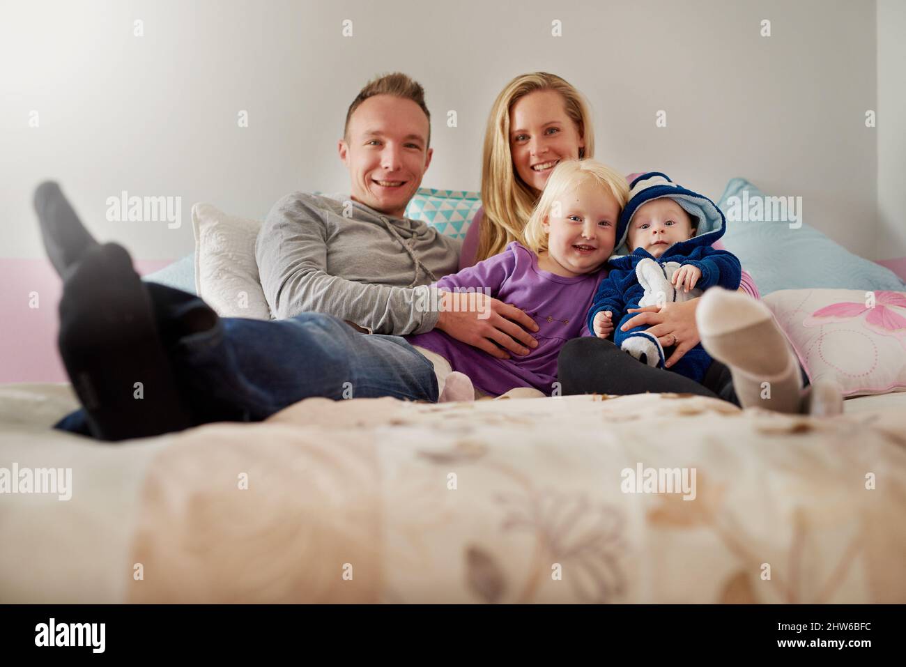 Family is the greatest blessing you can ever have. Portrait of a happy ...