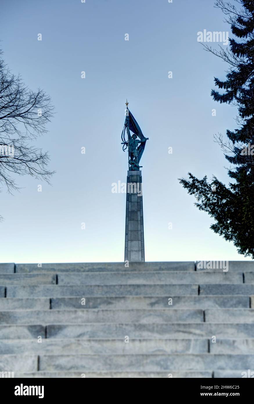 Slavin Monument, Bratislava, HDR Image Stock Photo - Alamy