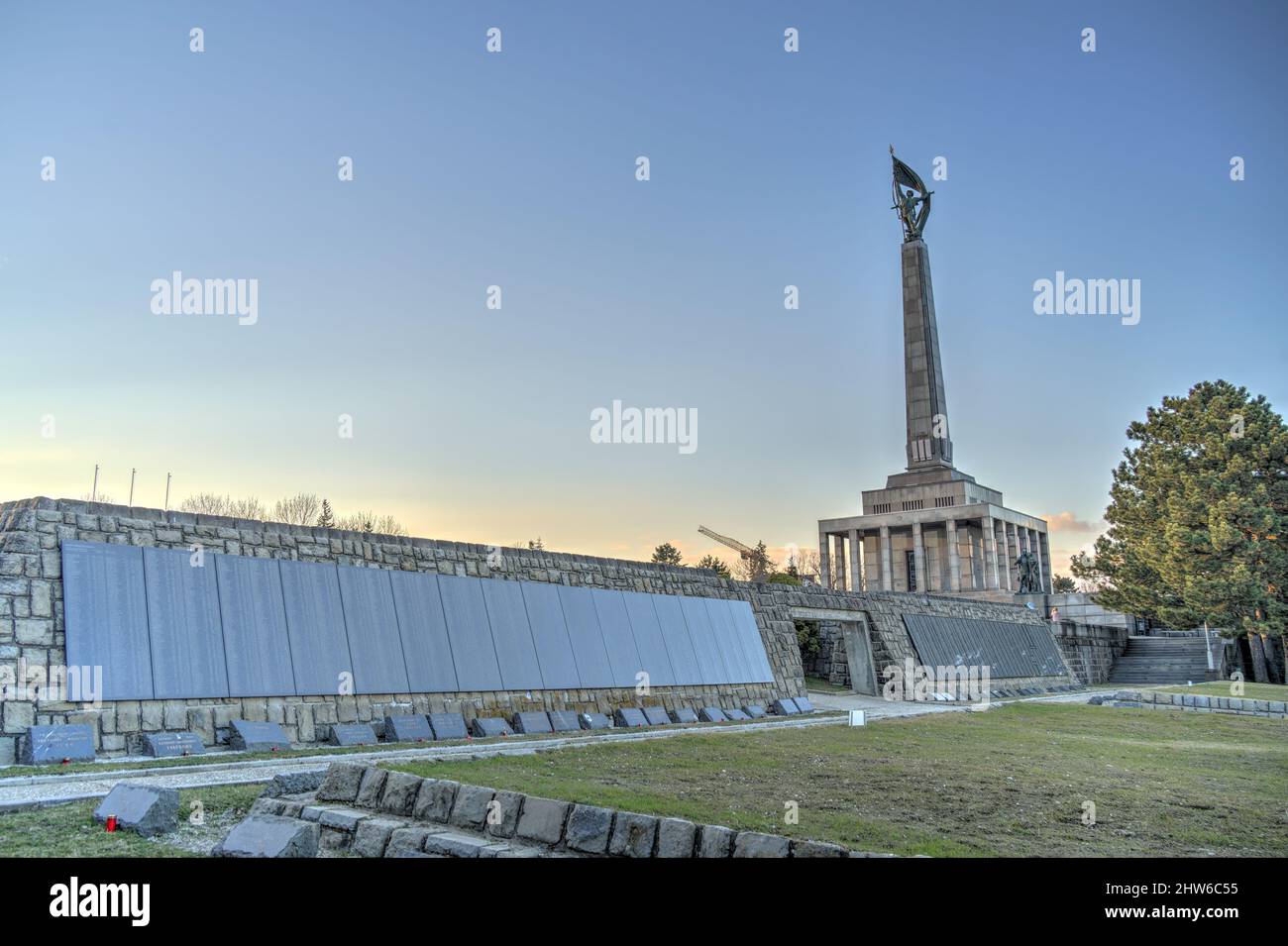 Slavin Monument, Bratislava, HDR Image Stock Photo - Alamy