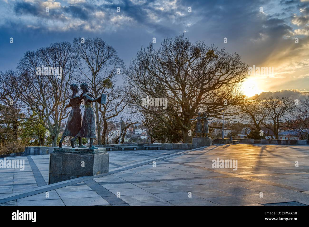 Slavin Monument, Bratislava, HDR Image Stock Photo - Alamy