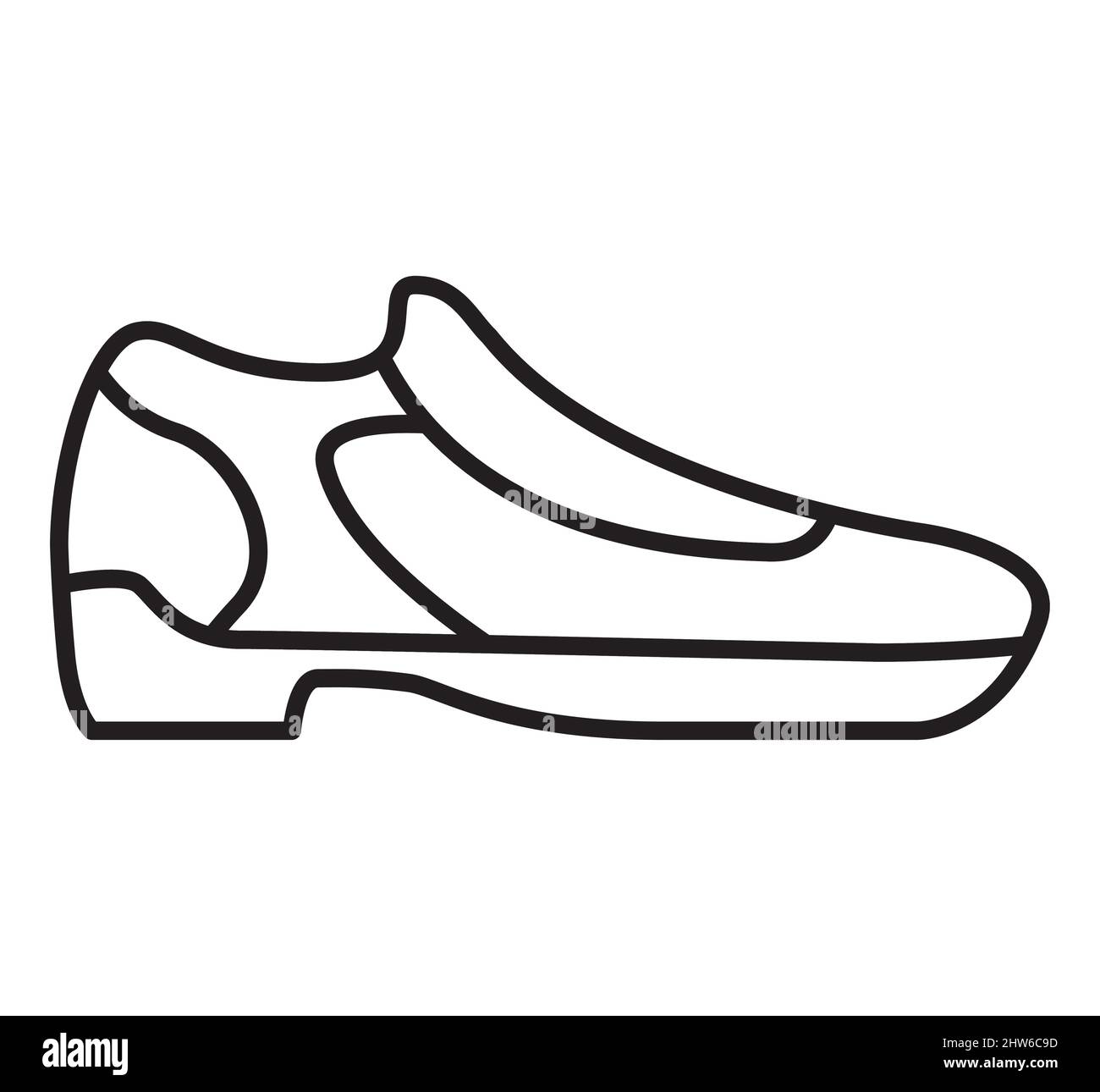 Casual shoe icon. Autumn street shoes. Symbol for a mobile application ...