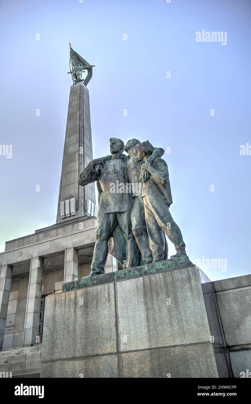 Slavin Monument, Bratislava, HDR Image Stock Photo - Alamy