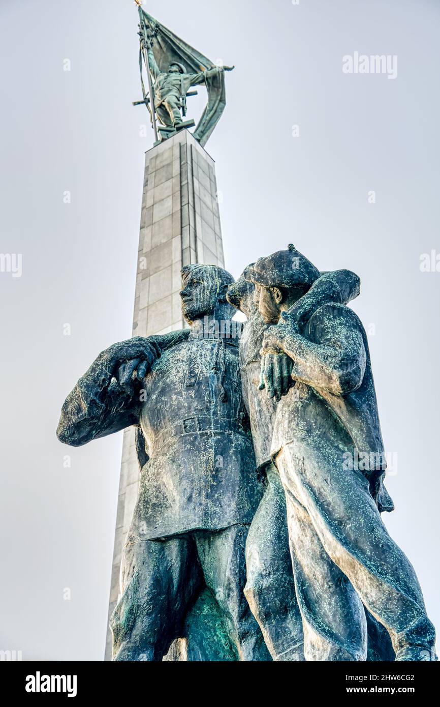 Slavin memorial monument and military cemetery hi-res stock photography ...