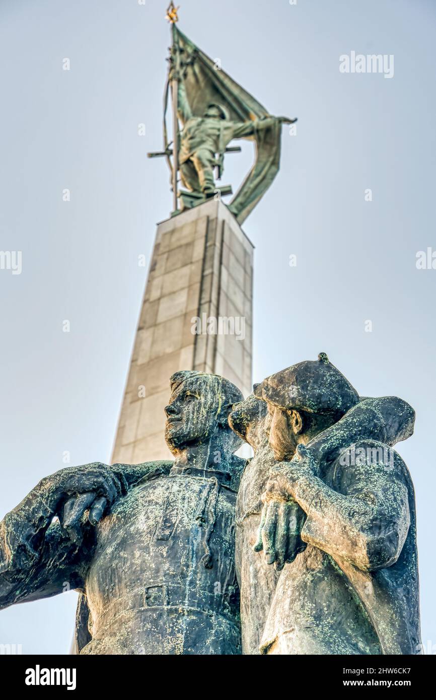 Slavin memorial monument and military cemetery hi-res stock photography ...