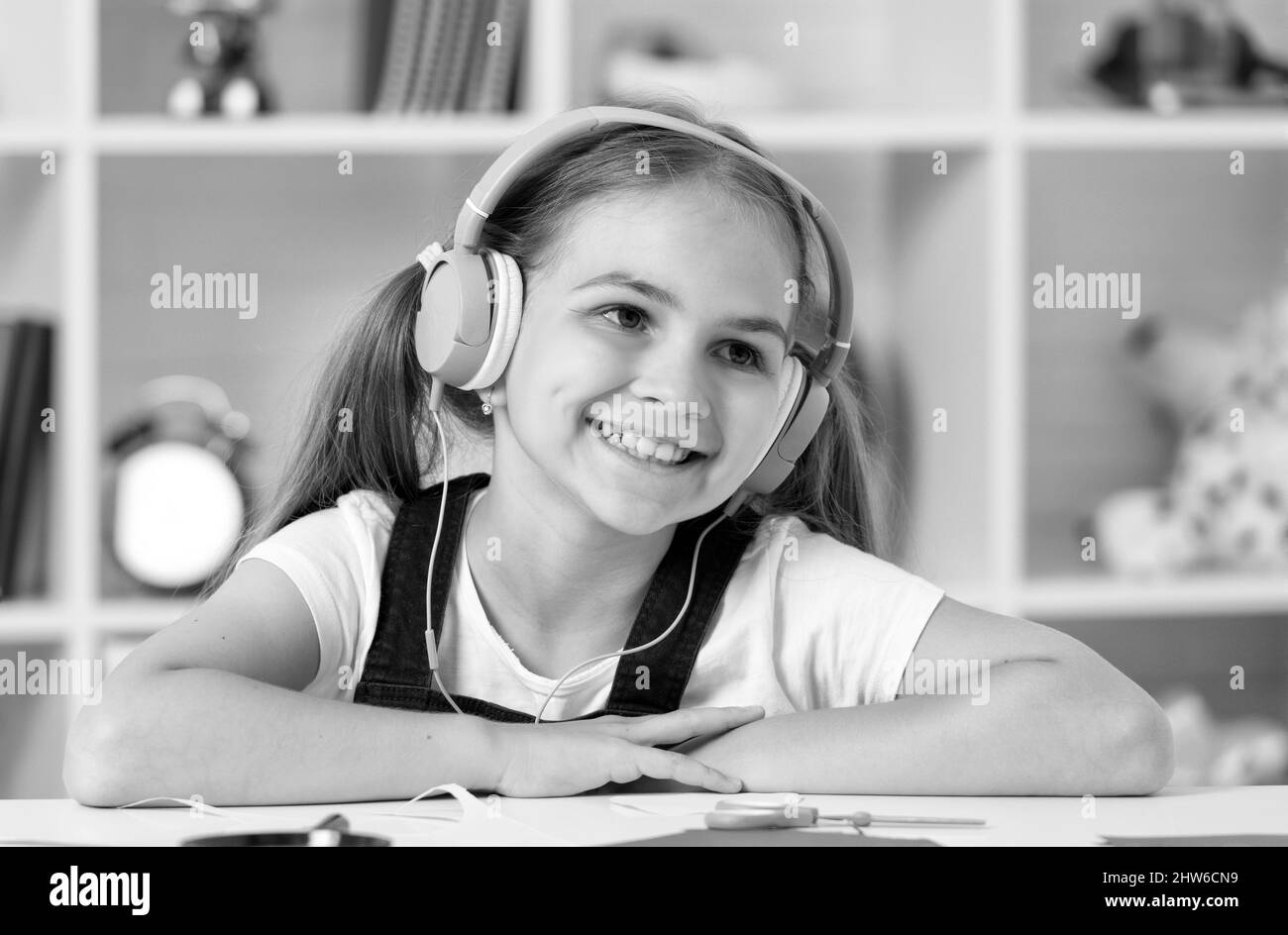 Listening school Black and White Stock Photos & Images - Alamy