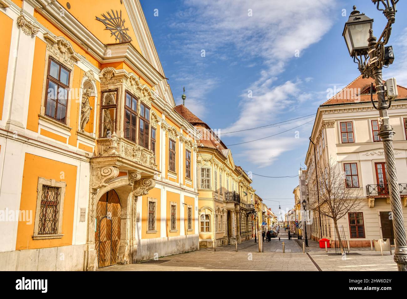 Gyor landmarks, Hungary Stock Photo - Alamy